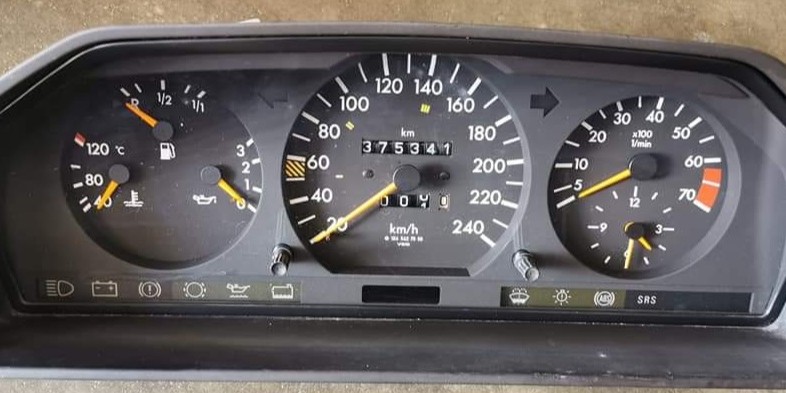 Mercedes original cluster for W124, Car Accessories, Accessories on ...