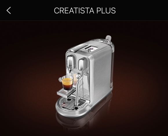 Nespresso Creatista Plus, TV & Home Appliances, Kitchen Appliances ...