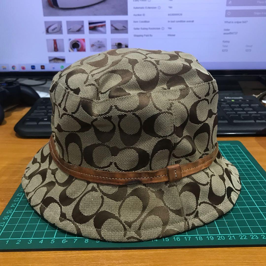 Original COACH bucket hat, Men's Fashion, Watches & Accessories, Cap ...