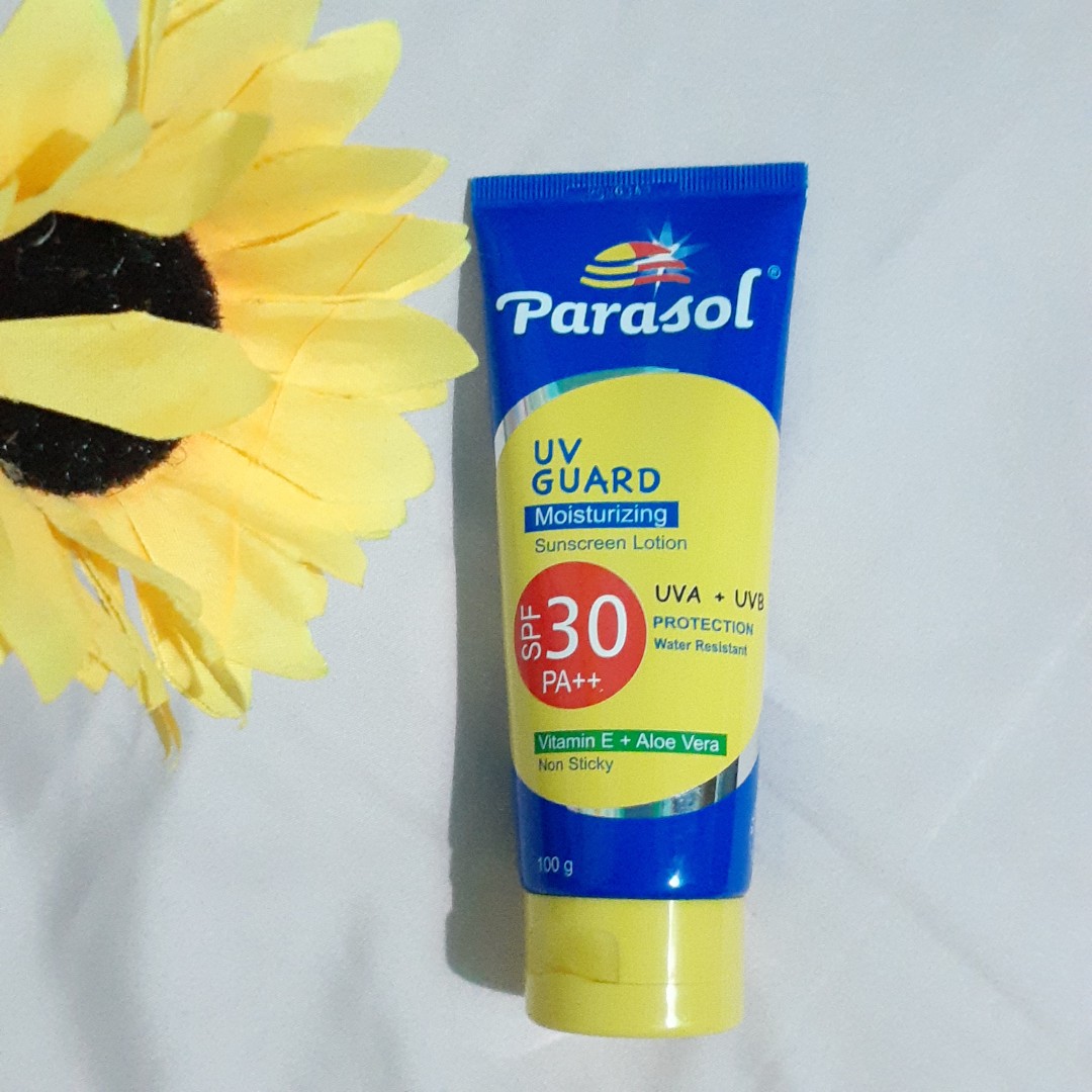 (NEW) Parasol Sunscreen SPF 30 PA++. Size 100mg, Kesehatan & Kecantikan ...