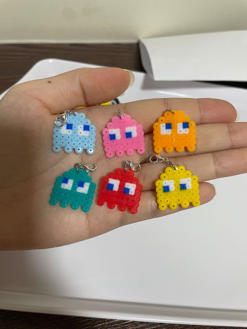 Perler/hama bead pacman charm, Hobbies & Toys, Stationery & Craft ...