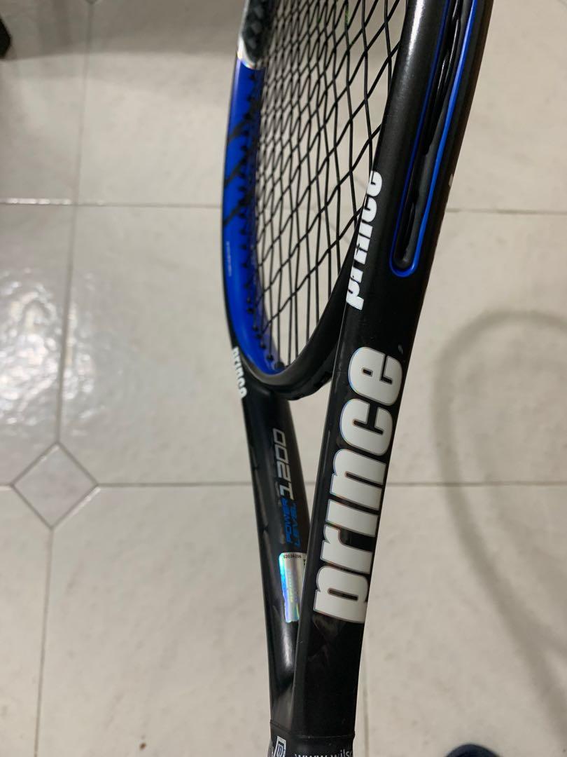 Prince classic shark tennis racquet, Sports Equipment, Sports & Games ...