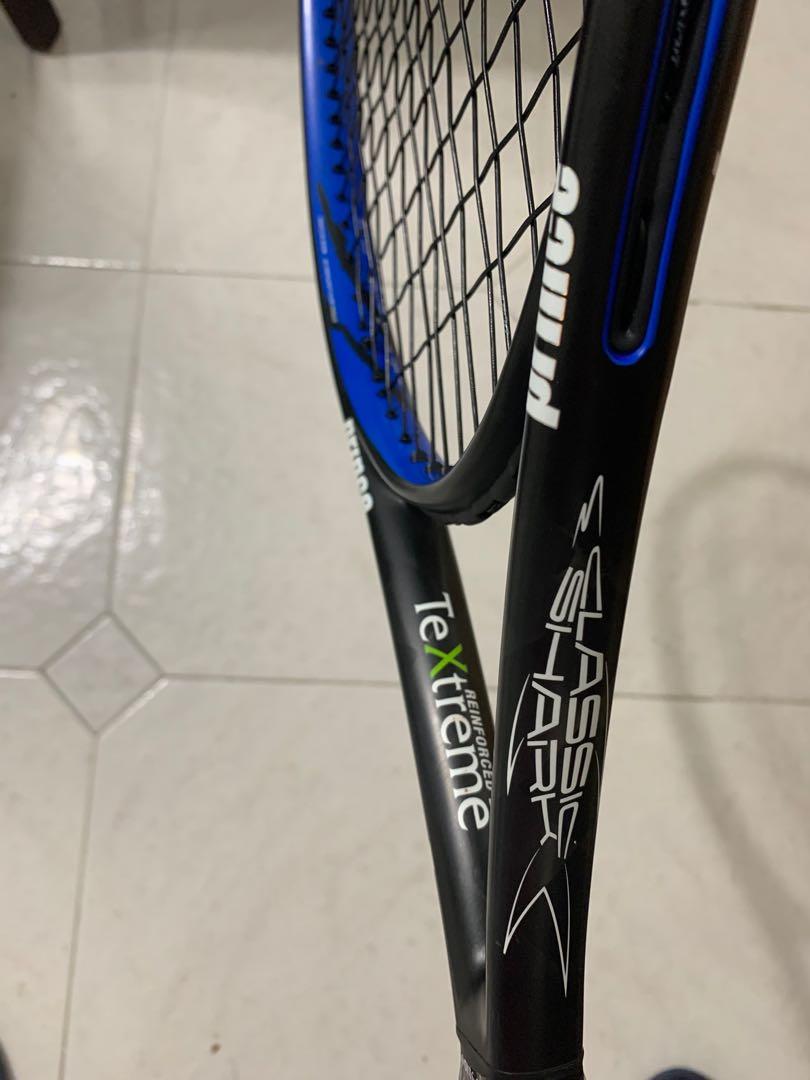 Prince classic shark tennis racquet, Sports Equipment, Sports & Games ...