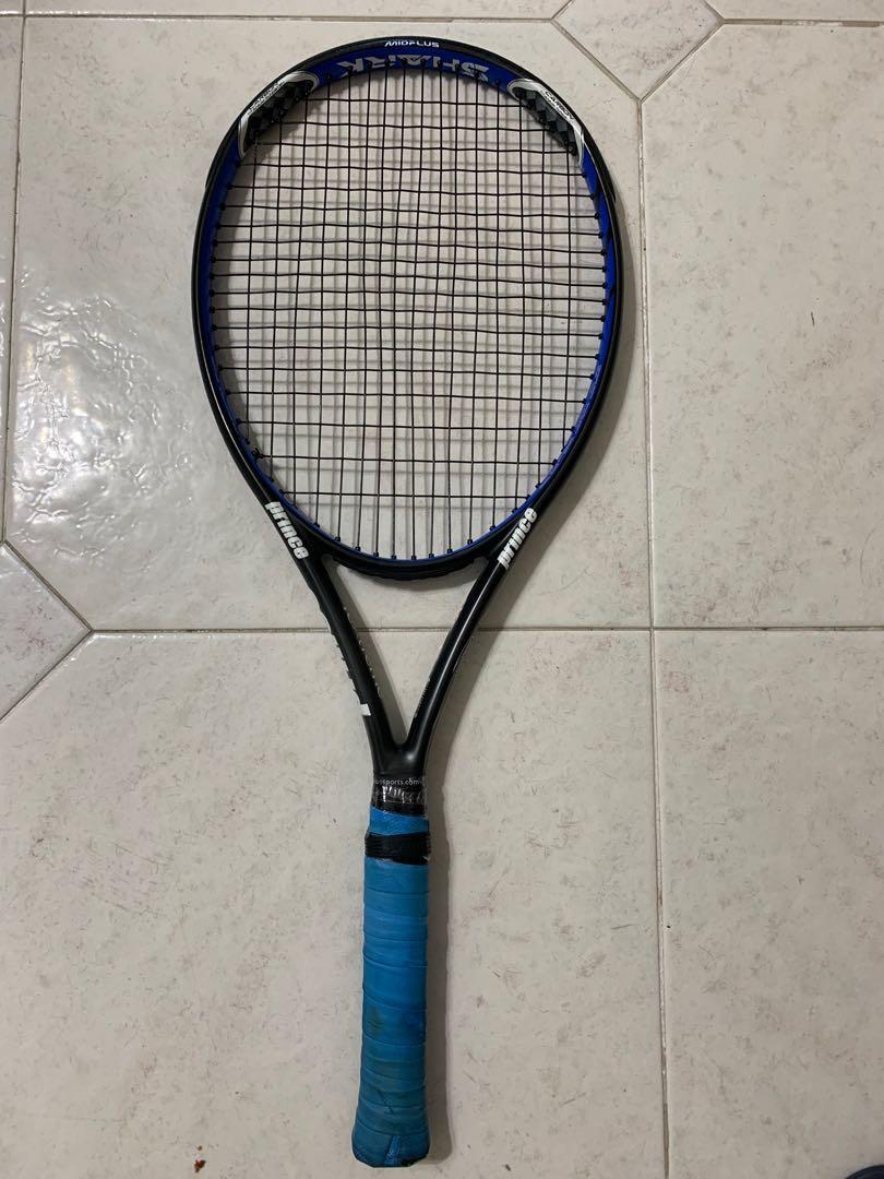 Prince classic shark tennis racquet, Sports Equipment, Sports & Games ...