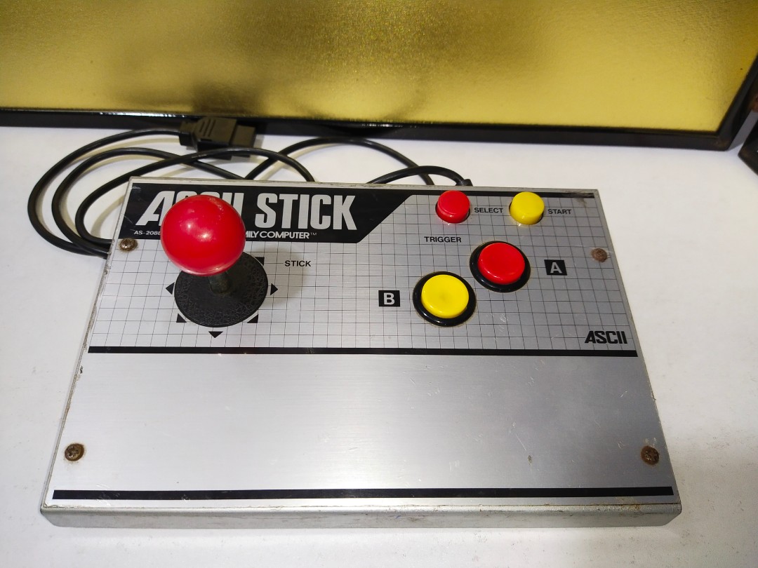 Rare Retro ASCII Famicom Shooting Game JoyStick Japan, Video Gaming ...