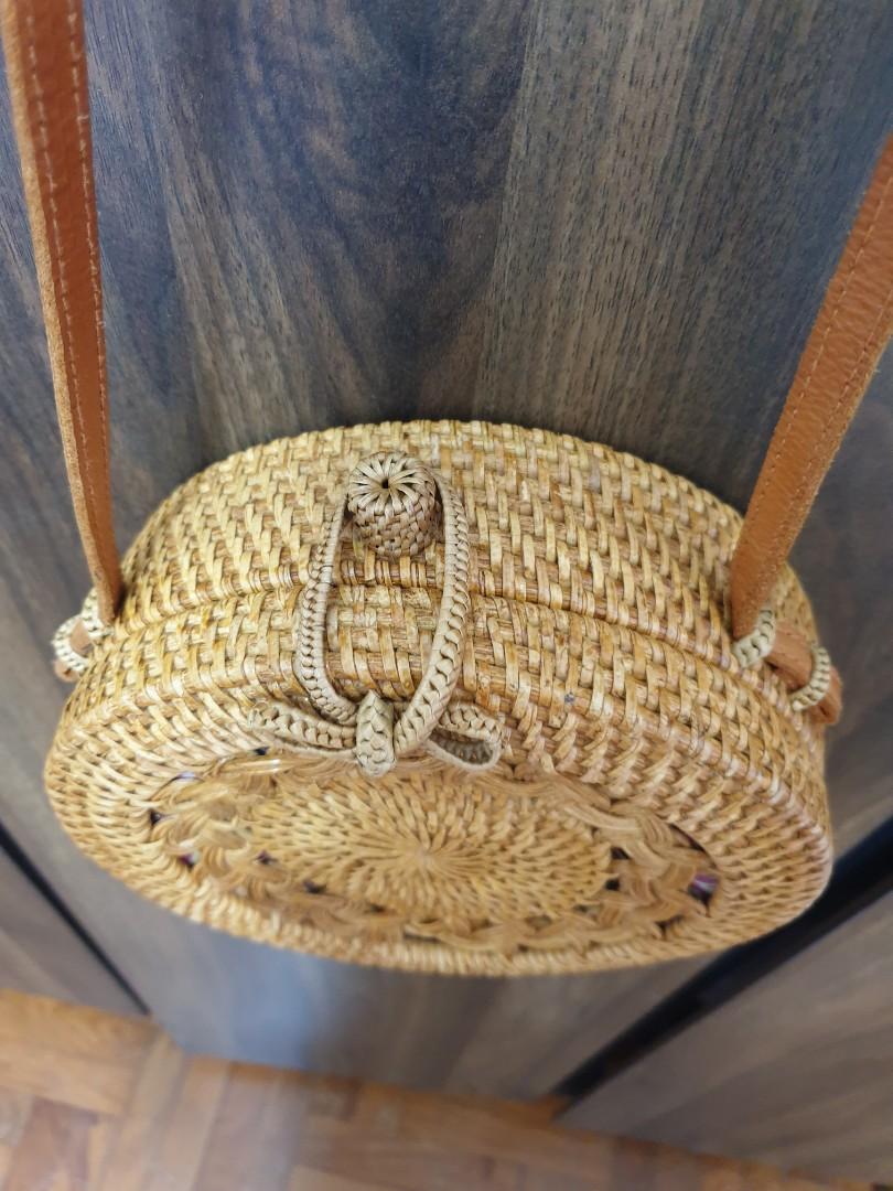 Rattan (Rotan) sling bag, Women's Fashion, Bags & Wallets, Sling Bags ...