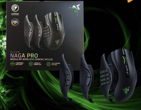 Razer Naga Pro Modular Wireless Gaming Mouse, Computers & Tech, Parts ...
