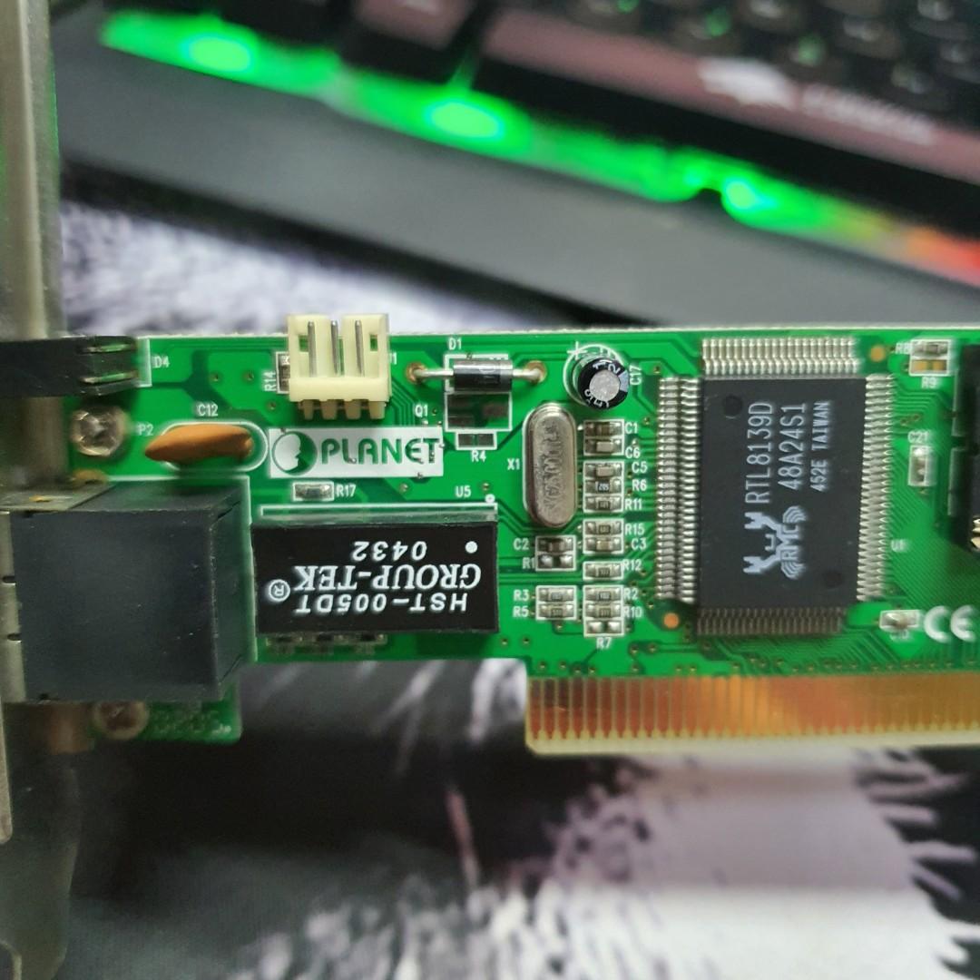 Realtek RTL8139D Fast Ethernet PCI Adapter, Computers & Tech, Parts ...