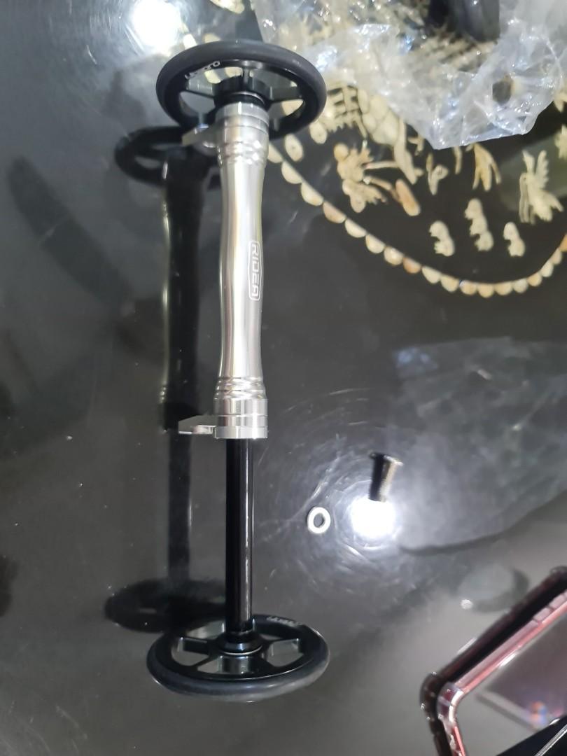 Ridea brompton trolley wheel with extenable, Sports Equipment, Bicycles ...