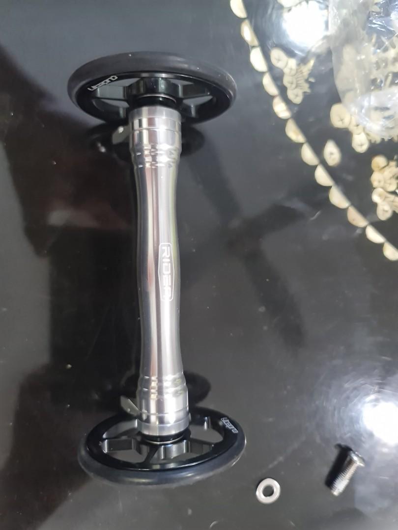 Ridea brompton trolley wheel with extenable, Sports Equipment, Bicycles ...