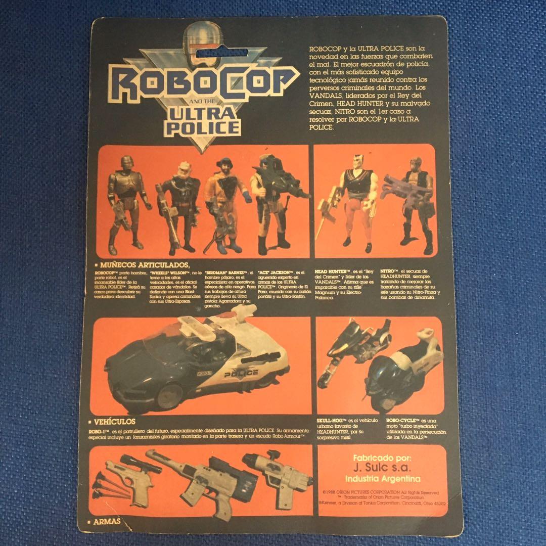 ROBOCOP & THE ULTRA POLICE CARDBACK LOT, Hobbies & Toys, Collectibles ...
