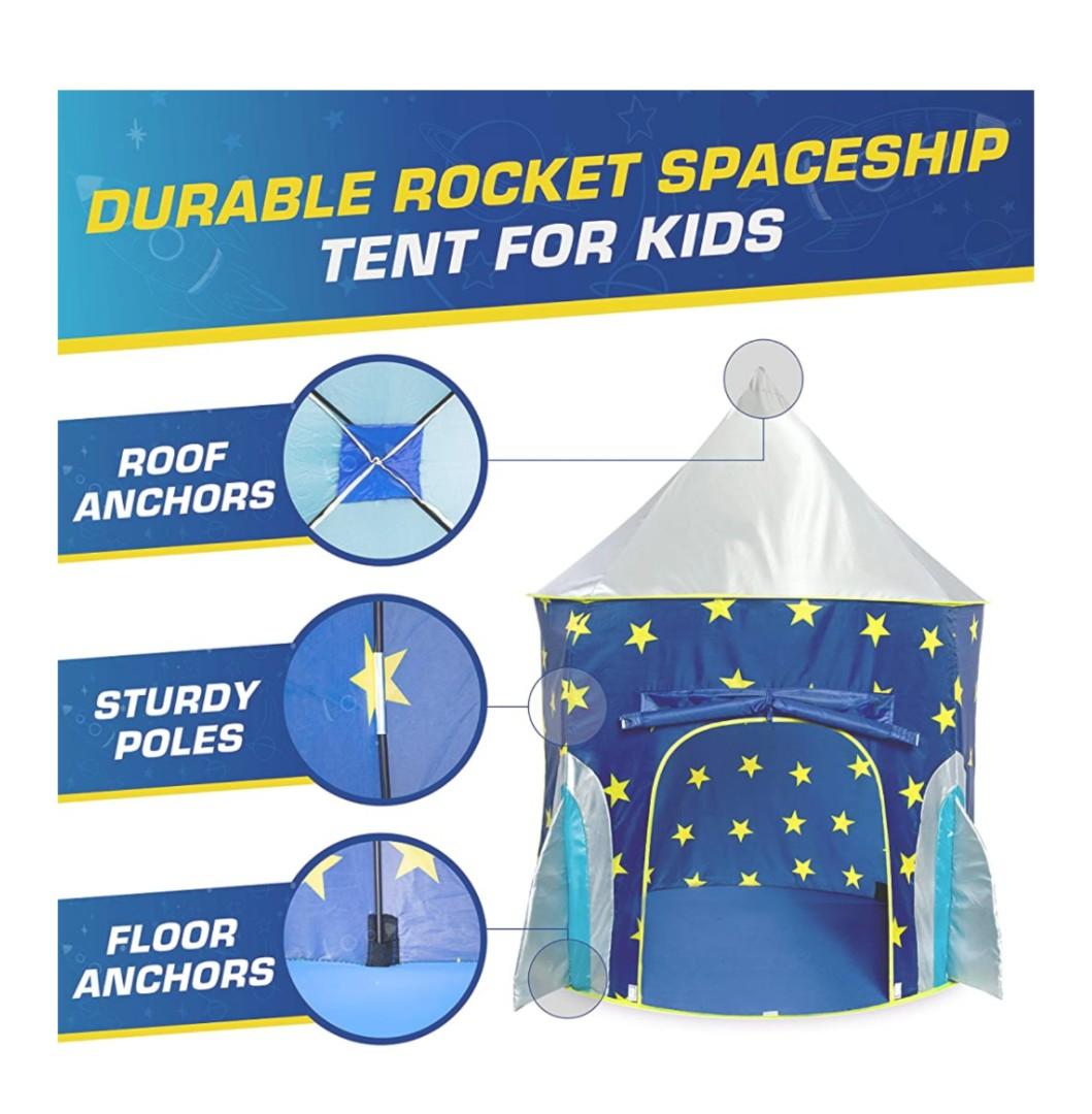 Rocket Ship Tent - USA Toyz, Babies & Kids, Toys & Walkers on Carousell