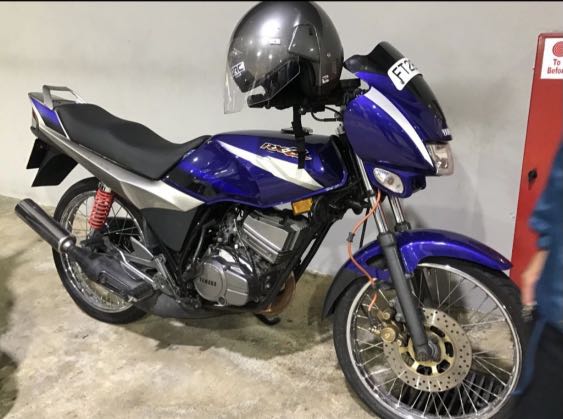 Rxz Biru Grey Moritaka Sticker only, Motorcycles, Motorcycle ...