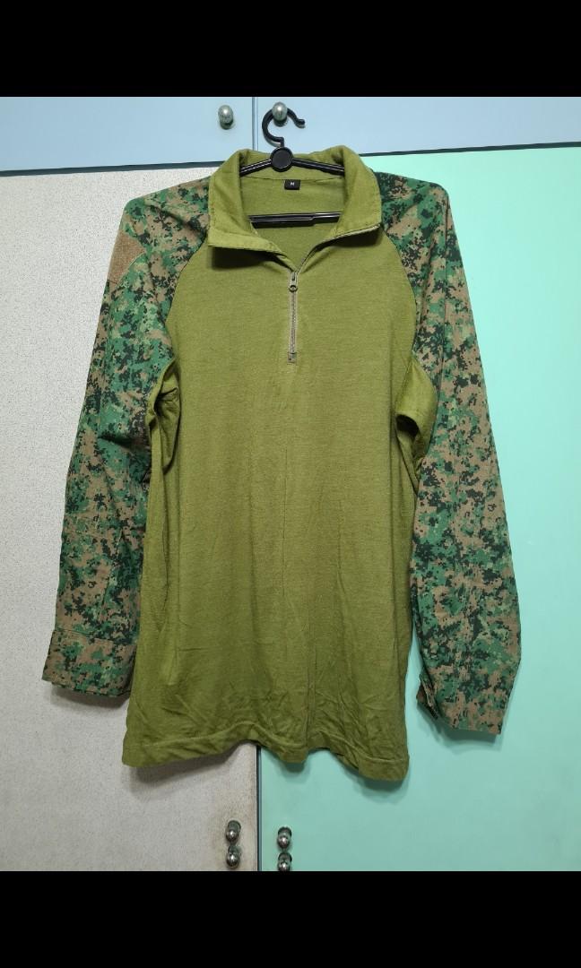 SAF Hybrid Uniform, Men's Fashion, Tops & Sets, Formal Shirts on Carousell