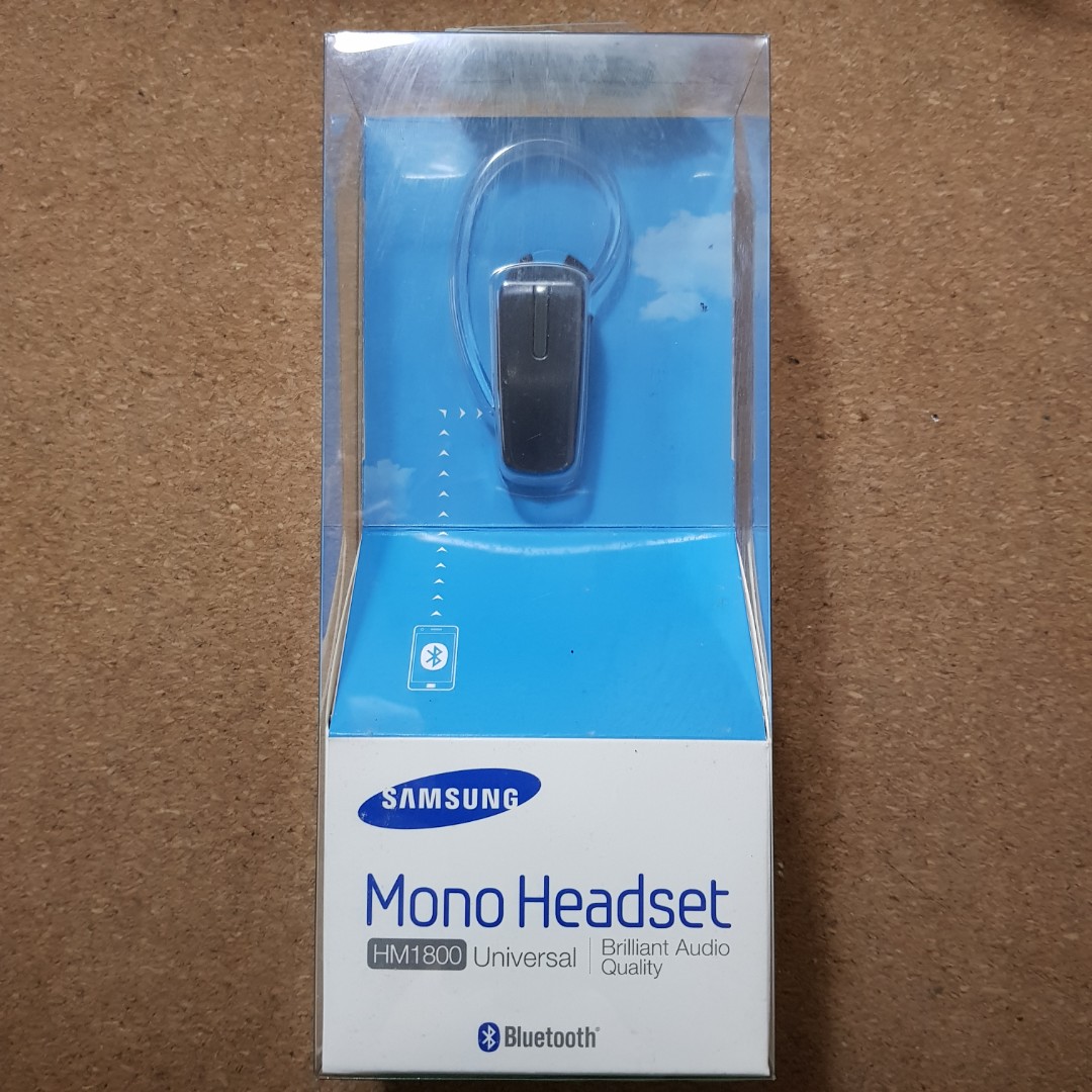 Samsung Original Bluetooth Mono Headset HM1800, Audio, Earphones on ...