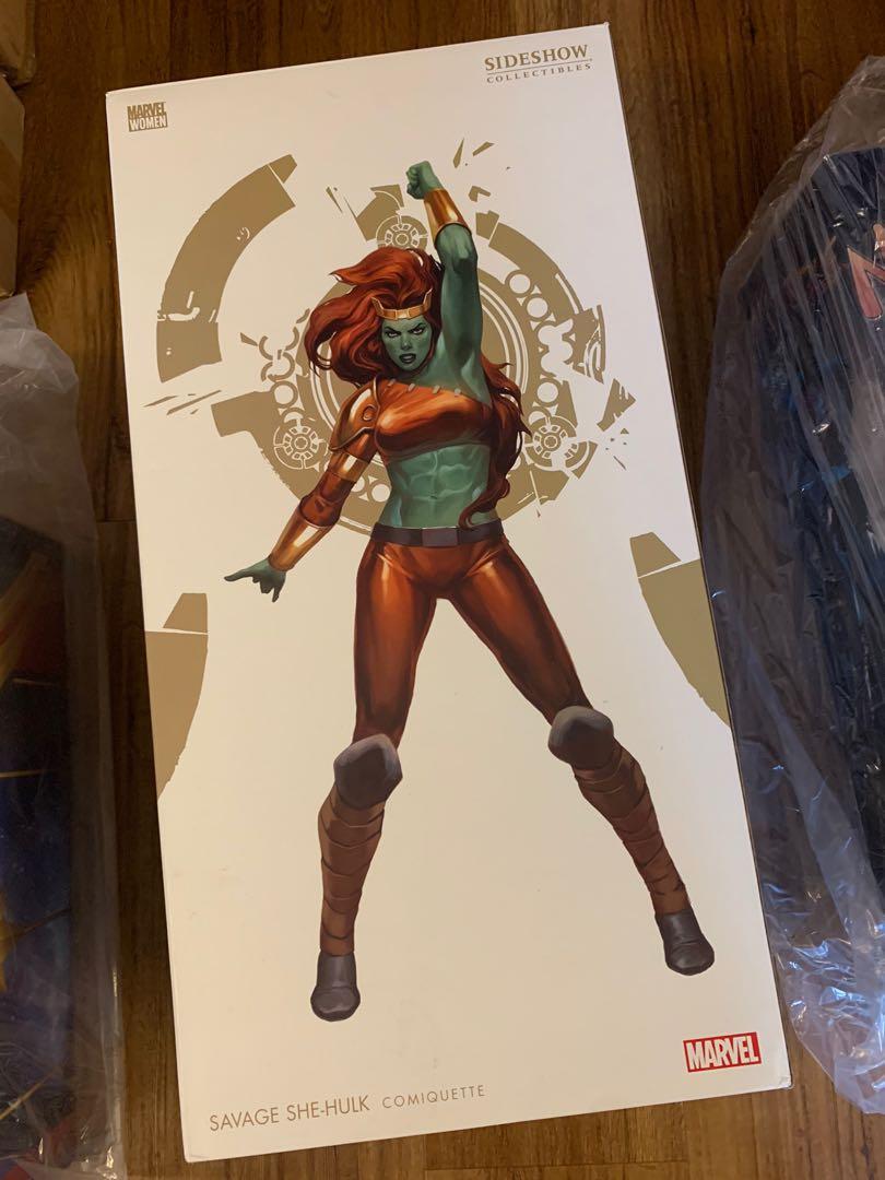 Sideshow Savage She-Hulk Comiquette, Hobbies & Toys, Toys & Games on ...