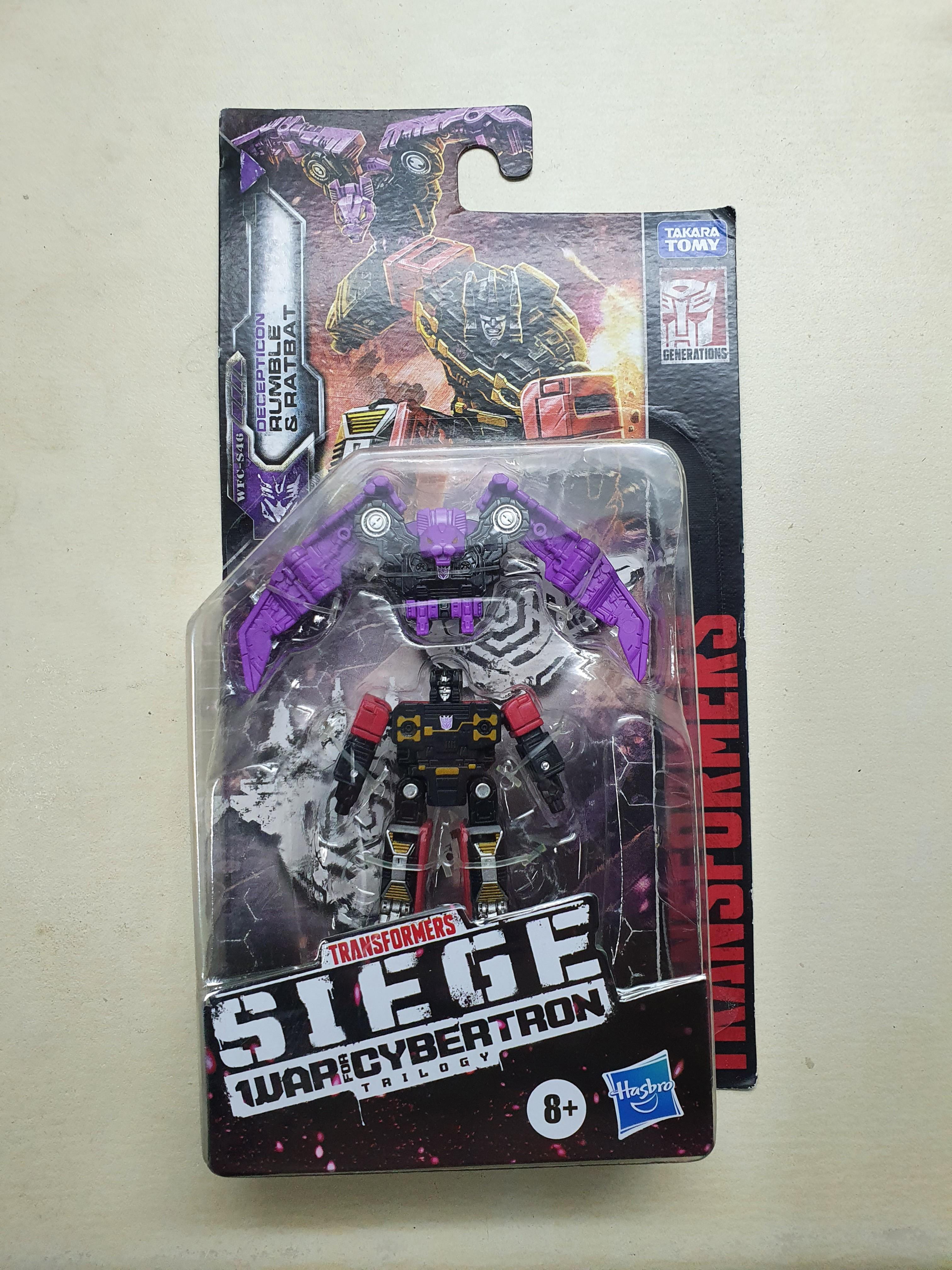 Transformers siege Rumble + Ratbat (misb), Hobbies & Toys, Toys & Games ...
