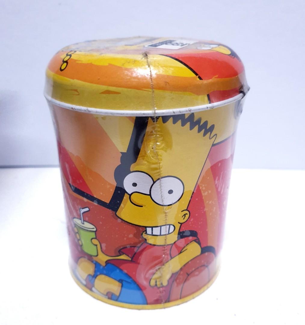 Simpsons tin can coin bank, Hobbies & Toys, Toys & Games on Carousell