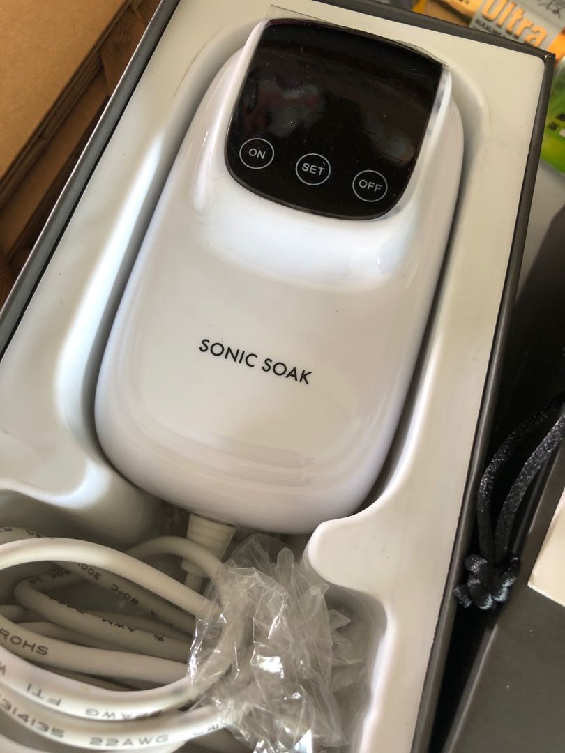 Sonic soak - portable ultrasonic cleaner, TV & Home Appliances, Vacuum ...