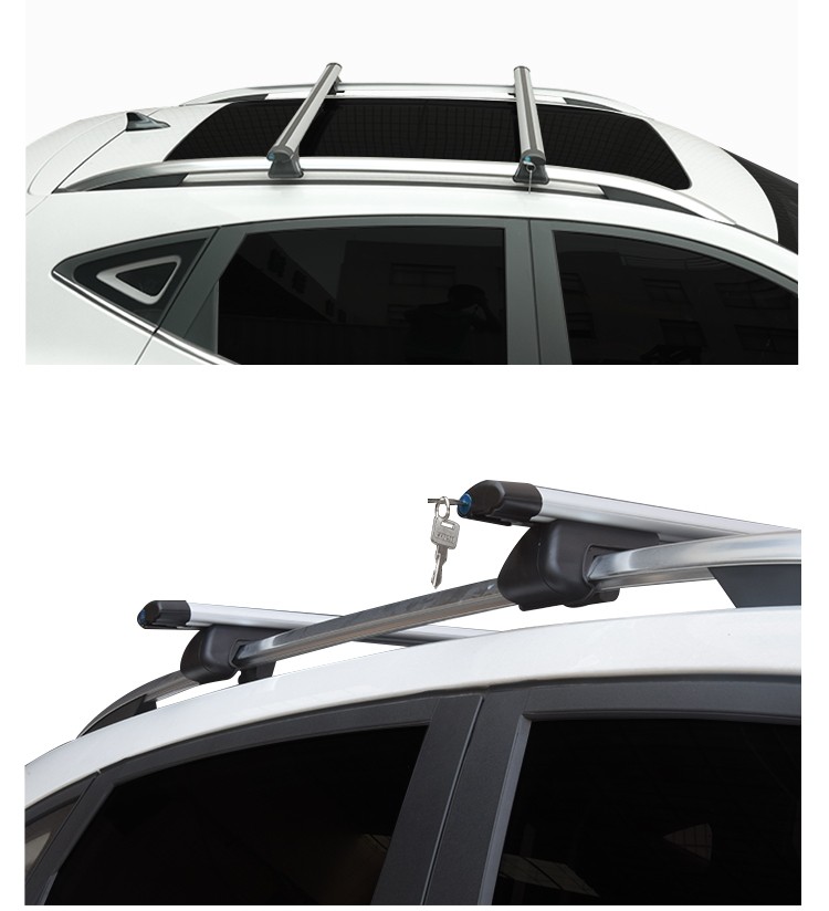 Universal Car Roof Rail Cross Bar with Key Lock for Honda Mitsubishi ...