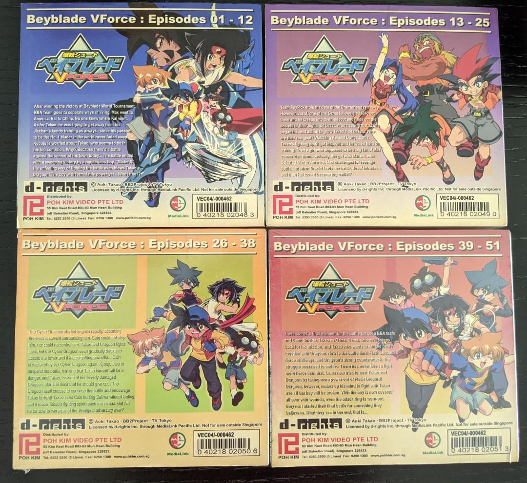 VCD Beyblade Vforce, Hobbies & Toys, Music & Media, CDs & DVDs on Carousell