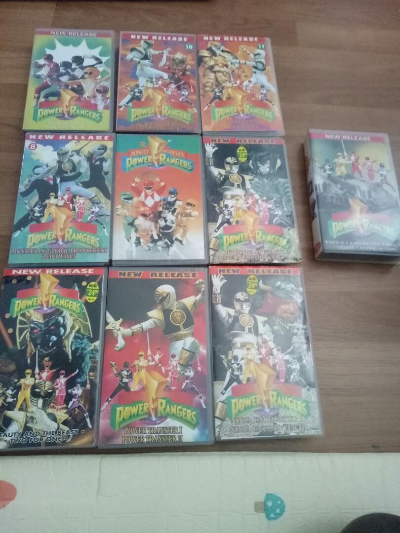 Vhs tape power rangers, Hobbies & Toys, Music & Media, CDs & DVDs on ...