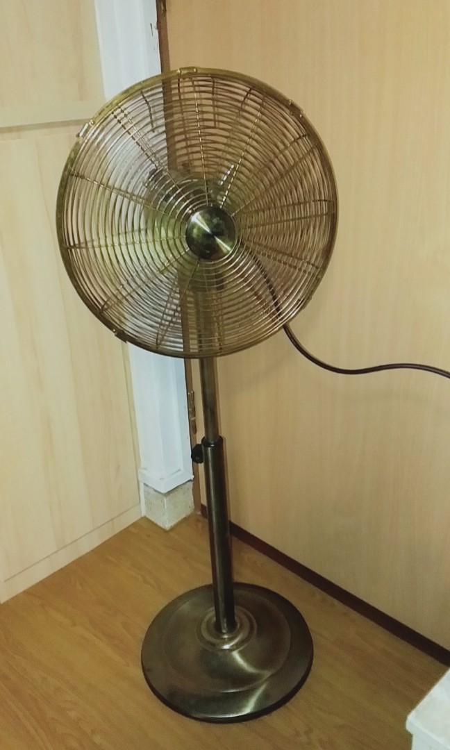 Vintage Metal stand fan, Furniture & Home Living, Lighting & Fans, Fans ...