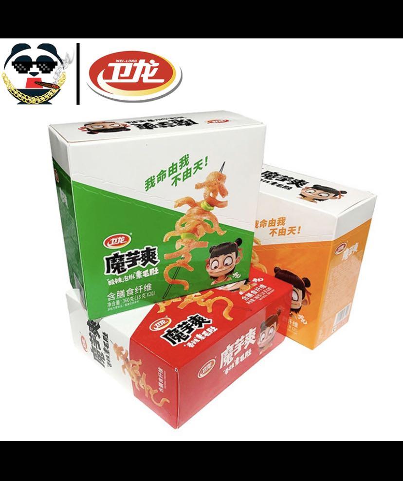 Weilong Spicy Konjac Jelly snack, Food & Drinks, Packaged & Instant ...