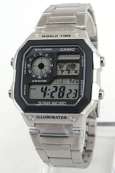 佐敦門市 現貨 100% 全新 Casio AE-1200WHD-1AV AE-1200 AE-1200WHD 世界時間 簡單 簡約 經典 ...