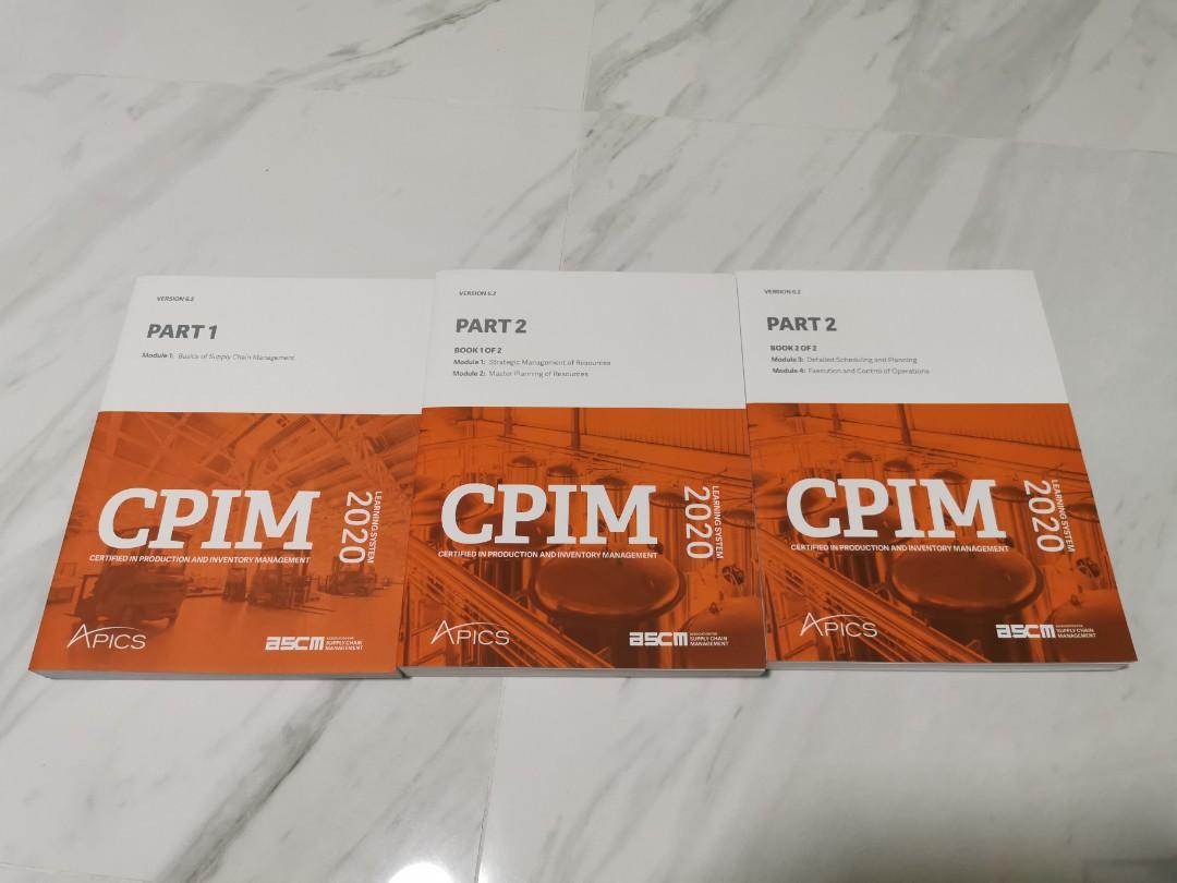 APICS CPIM Part 1 and 2 (2020), Books & Stationery, Textbooks ...