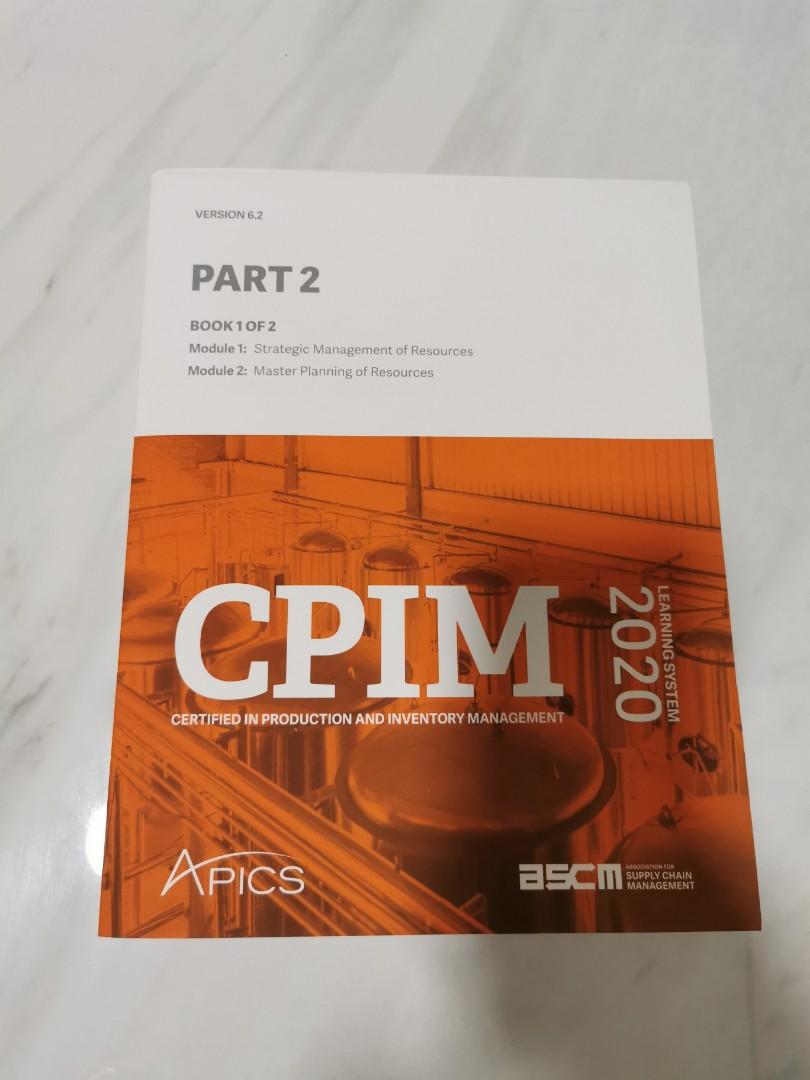 APICS CPIM Part 1 and 2 (2020), Books & Stationery, Textbooks, Professional Studies on Carousell