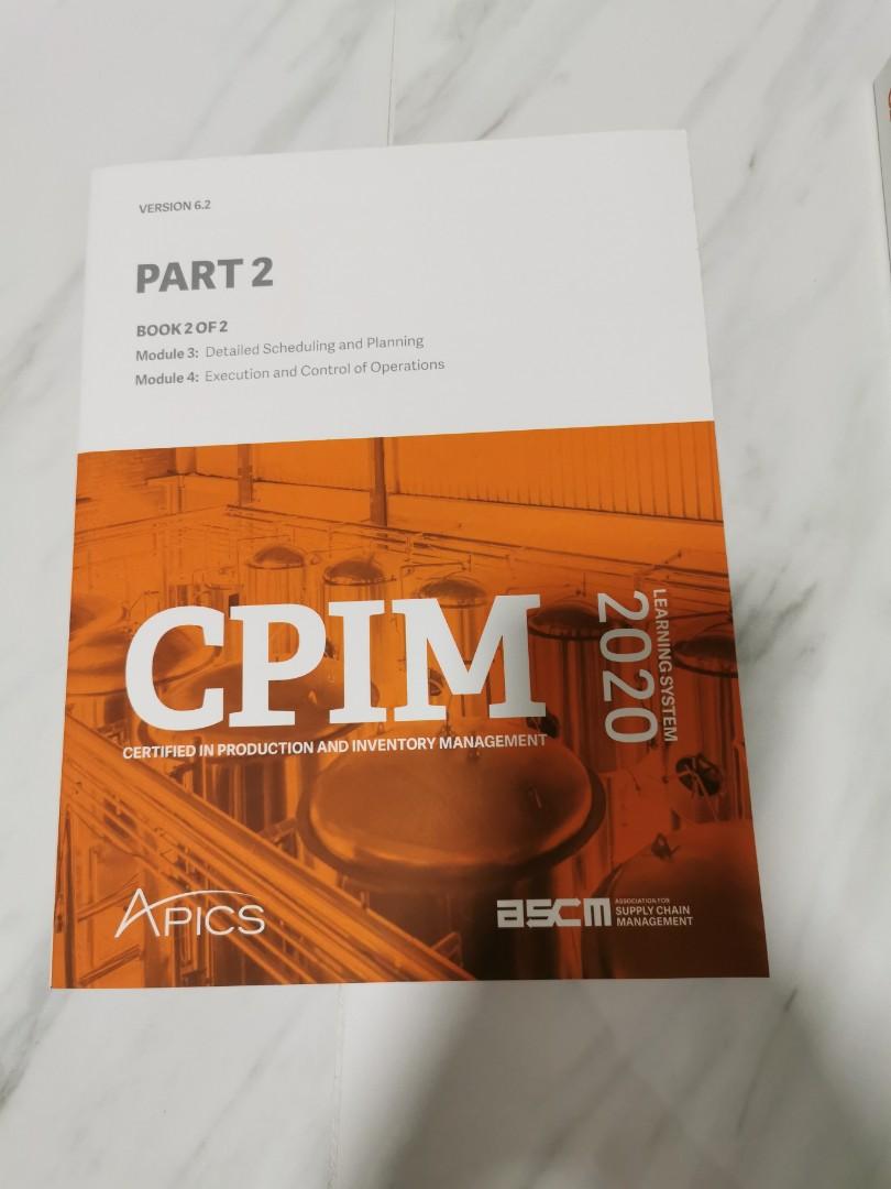 APICS CPIM Part 1 and 2 (2020), Books & Stationery, Textbooks, Professional Studies on Carousell