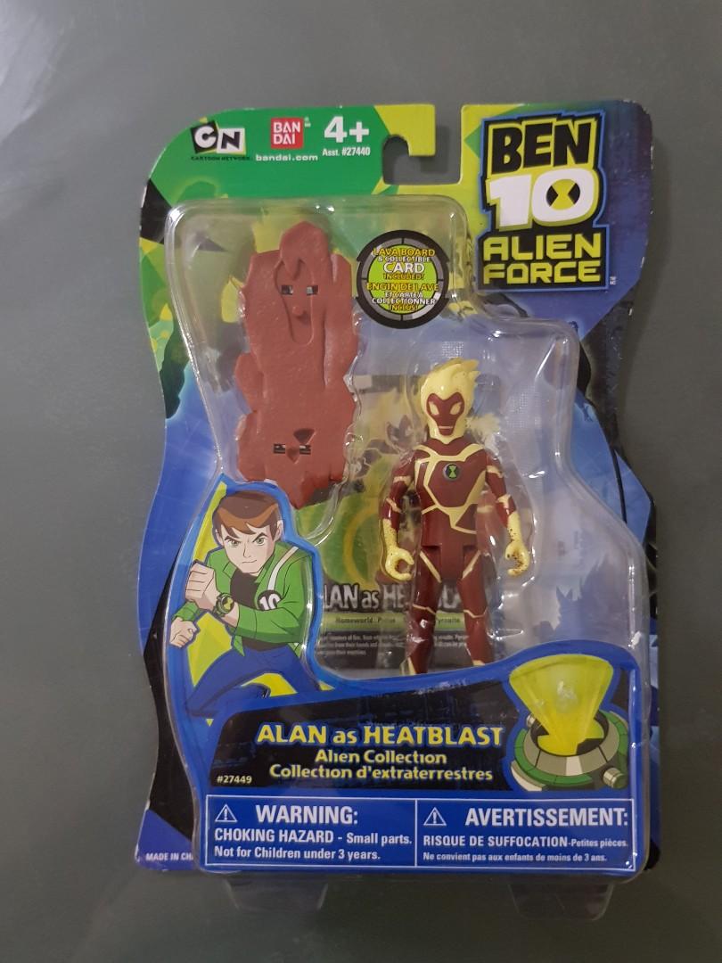 Ben 10 Alien Force Alan (as Heatblast) Figure, Hobbies & Toys, Toys ...