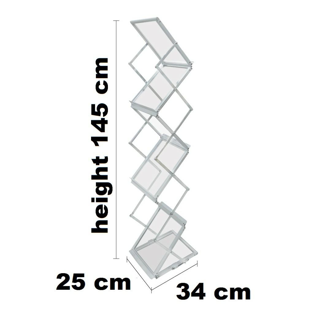Brochure Rack (Collapsible), Furniture & Home Living, Home Improvement ...