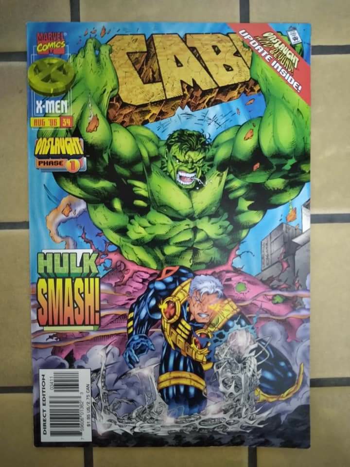 Cable #34 ( Ian Churchill - Cover Art ) Onslaught Events ( Marvel Comic ...