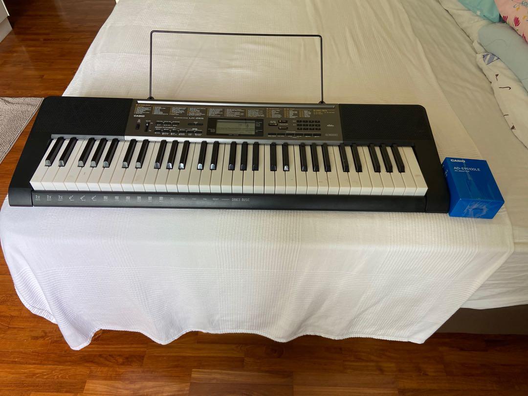 Casio Keyboard lk-265 with new adaptor (nego), Hobbies & Toys, Music & Media, Musical ...