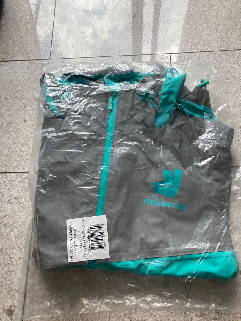 Deliveroo Rain Jacket, Sports Equipment, Bicycles & Parts, Parts ...