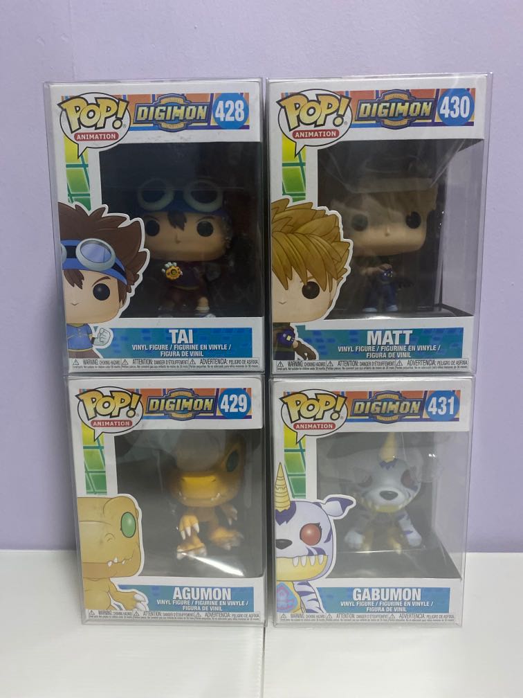 Digimon Funko pop, Hobbies & Toys, Toys & Games on Carousell