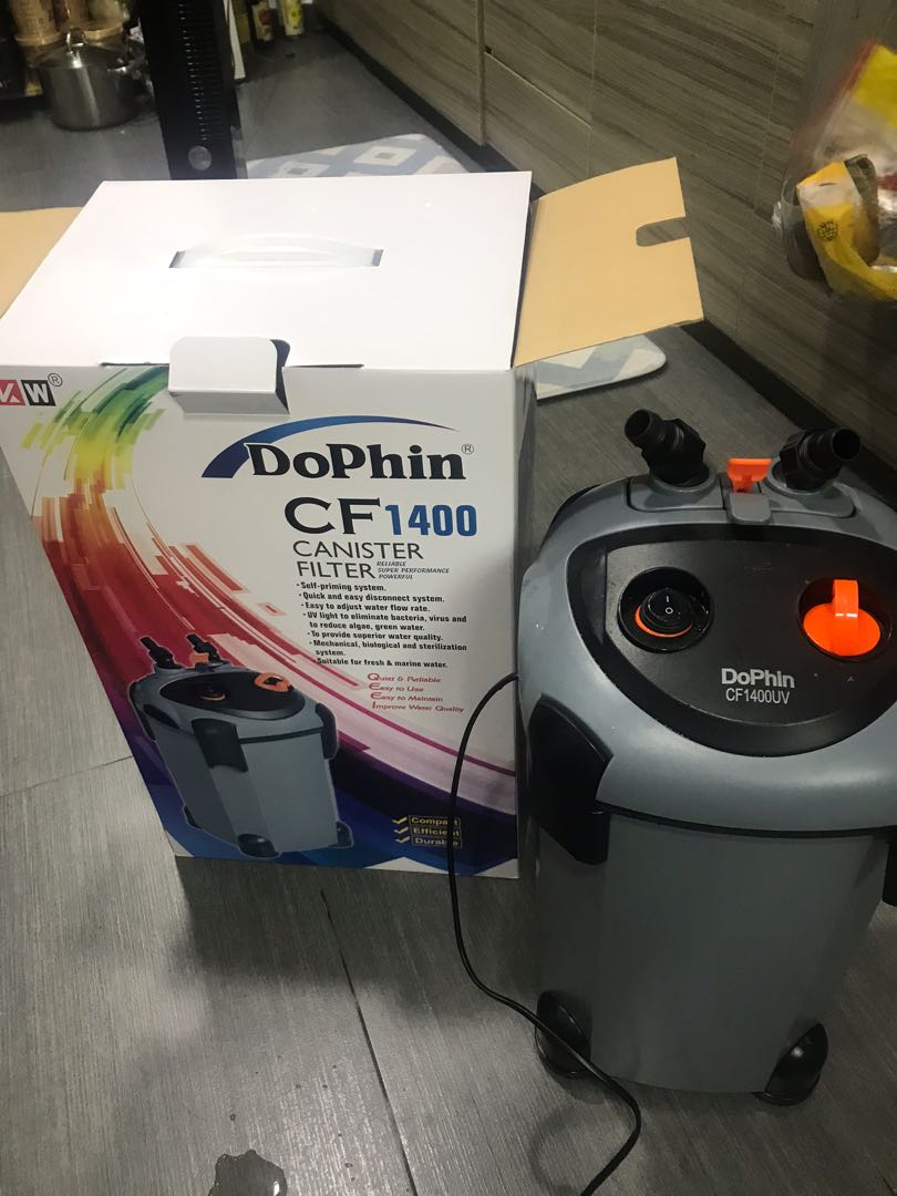 Dolphin CF1400 canister filter (with UV light), Pet Supplies, Homes ...