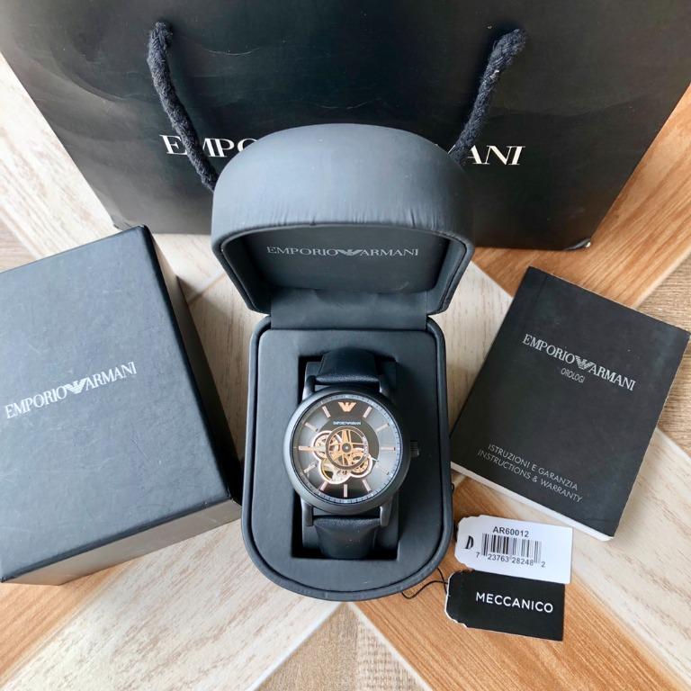 Emporio Armani - AR60012 Mechanical Watch, Luxury, Watches on Carousell