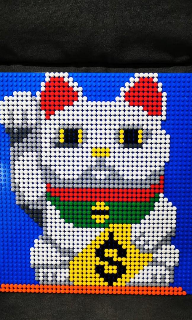 Fortune Cat lego, Hobbies & Toys, Toys & Games on Carousell