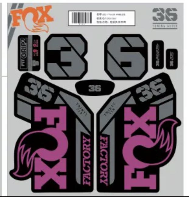 Fox 36 Decal Dpx2 mtb shock fork suspension, Bicycles & PMDs, Bicycles ...