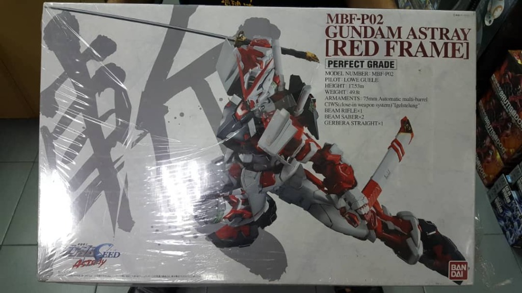 GUNDAM ASTRAY RED FRAME PG 1/60 BANDAI GUNPLA, Hobbies & Toys ...