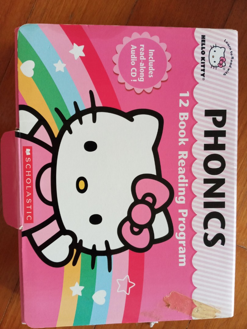 Hello kitty Phonics 12 books reading program, Hobbies & Toys, Books ...