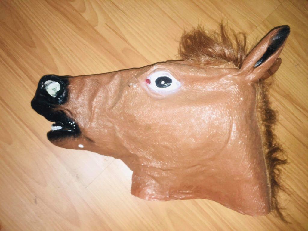 Horse Head Costume, Hobbies & Toys, Toys & Games on Carousell