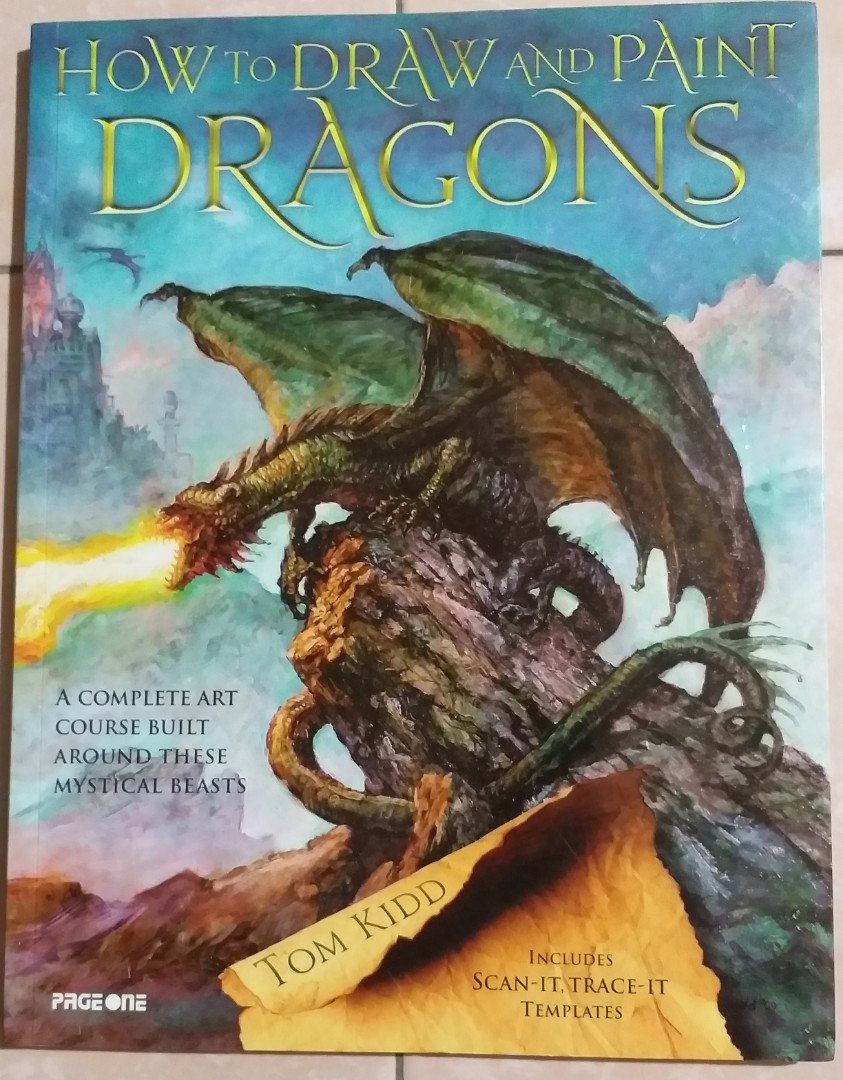 How to draw & paint Dragons, Hobbies & Toys, Books & Magazines, Comics ...