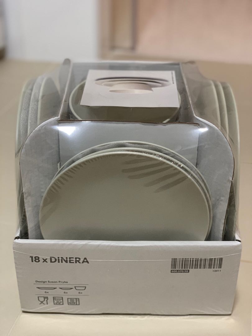 IKEA Dinnerware Set, Furniture & Home Living, Kitchenware & Tableware ...