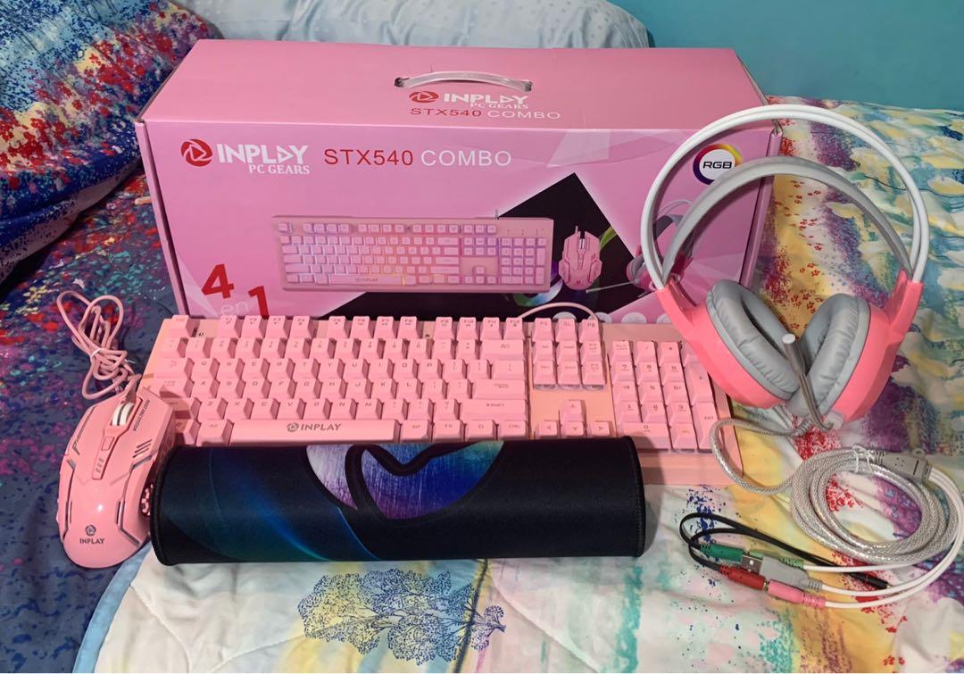Inplay Stx540 Combo Pc Gears, Video Gaming, Gaming Accessories ...