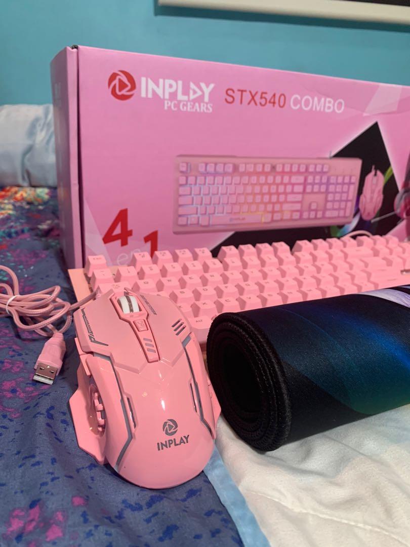 Inplay Stx540 Combo Pc Gears, Video Gaming, Gaming Accessories ...