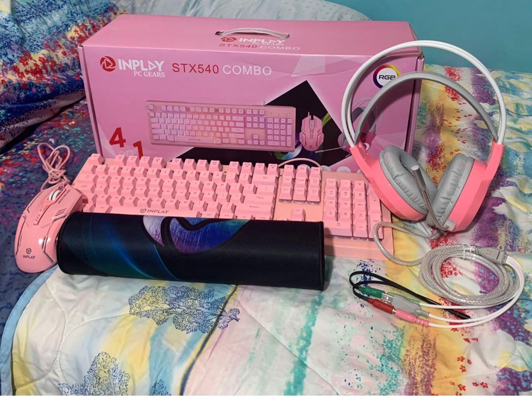 Inplay Stx540 Combo Pc Gears, Video Gaming, Gaming Accessories ...